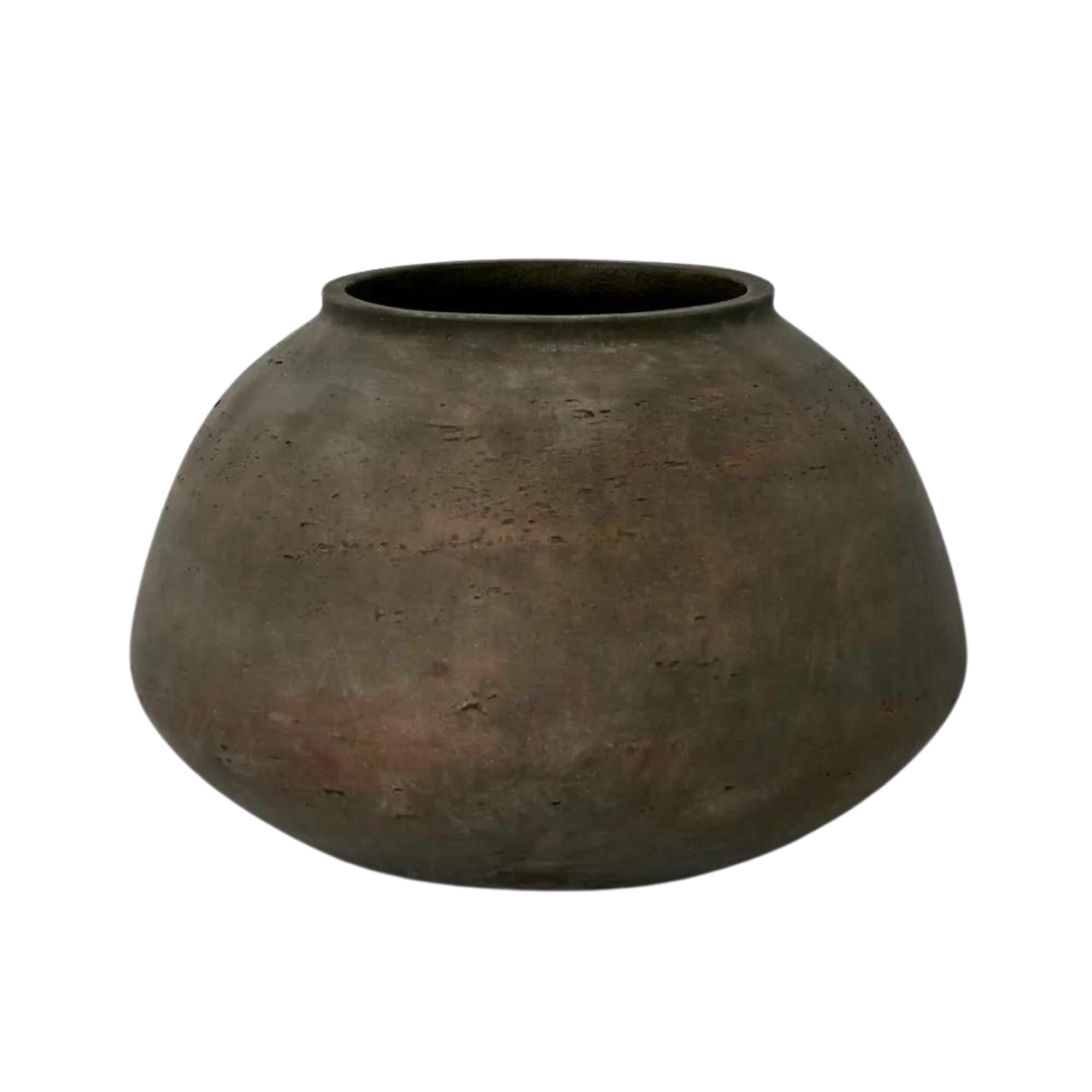 Landis Wide Vase Earth Brown – OneWorld Collection