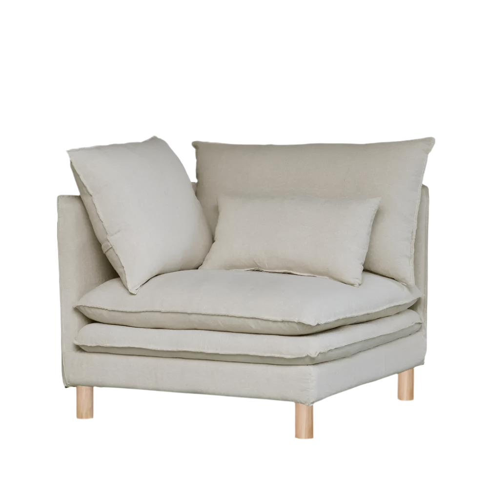 Aura Corner Sofa Base With Cover – OneWorld Collection