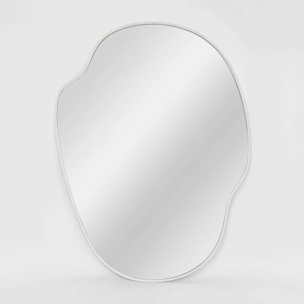 Dune Organic Mirror Large White – OneWorld Collection