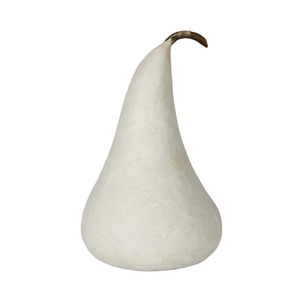 Marble Pear Large White – OneWorld Collection