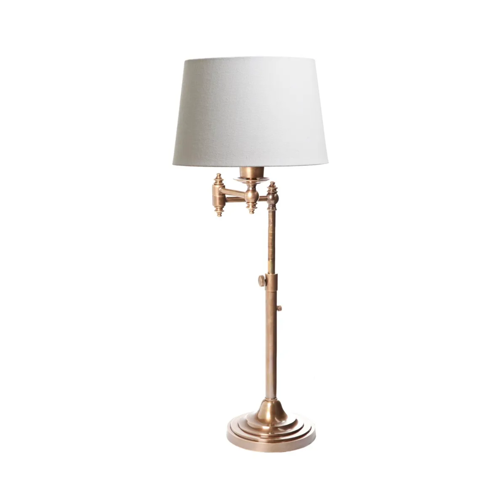 Macleay Swing Arm Table Lamp Base Antique Brass - Base Only – OneWorld ...