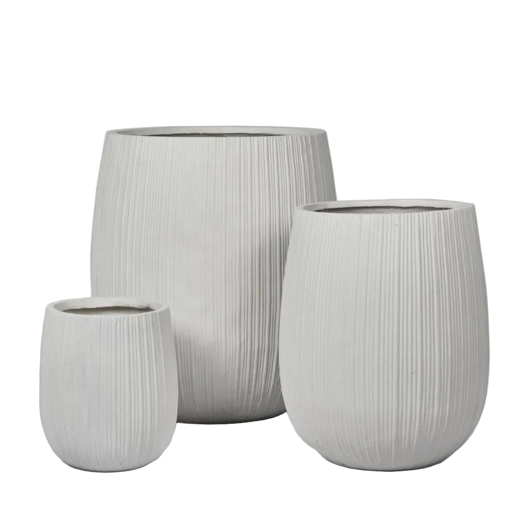 Baxter Planter Set of 3 White – OneWorld Collection