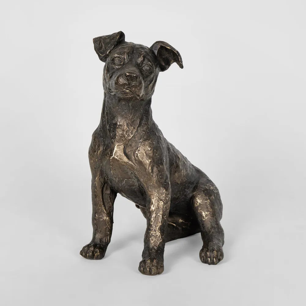 Bobby Dog Sculpture Bronze – OneWorld Collection