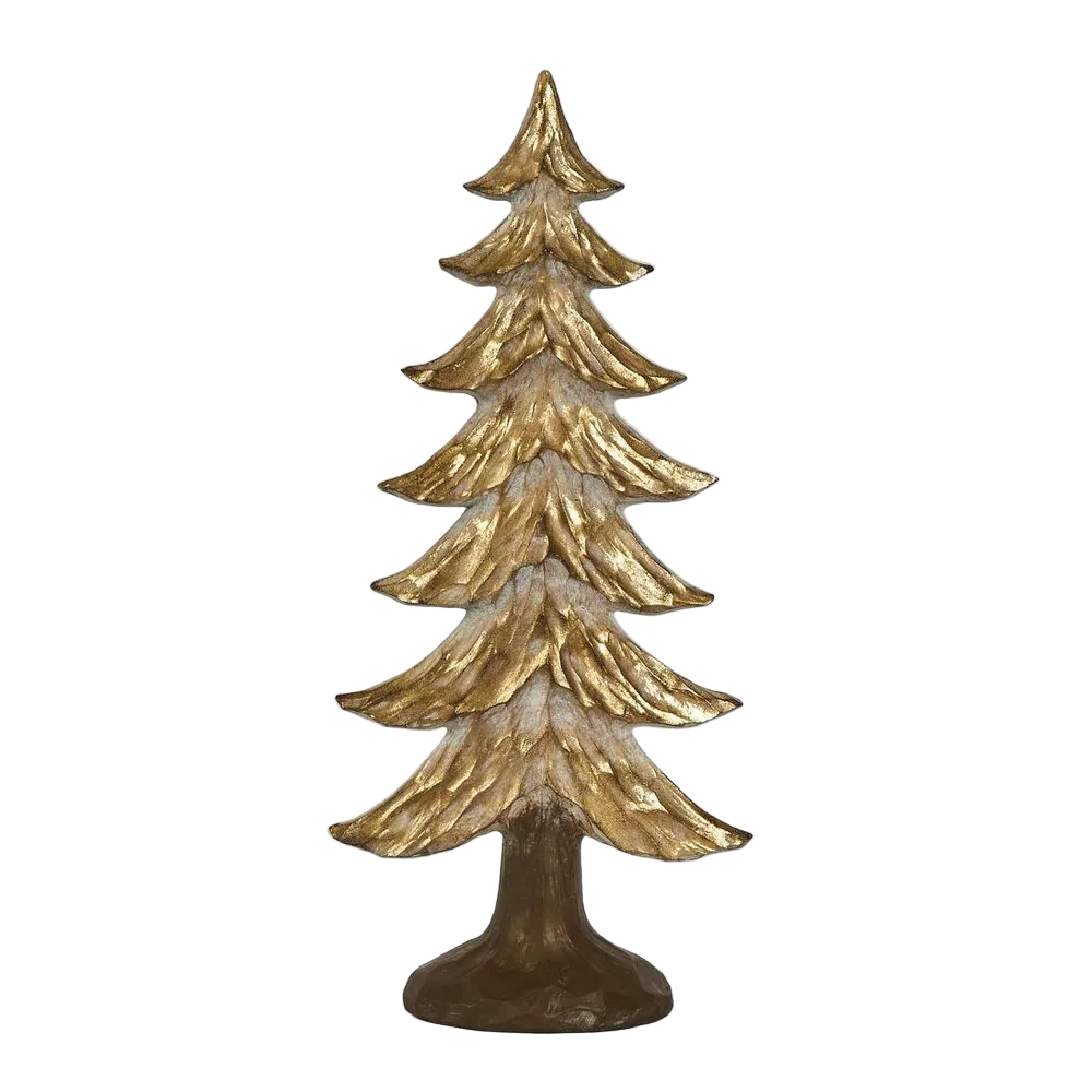 Golden Fir Tree Large – OneWorld Collection