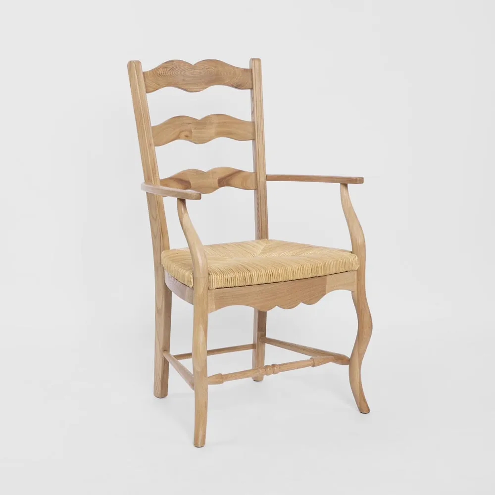 Lyon French Ladderback Carver – OneWorld Collection