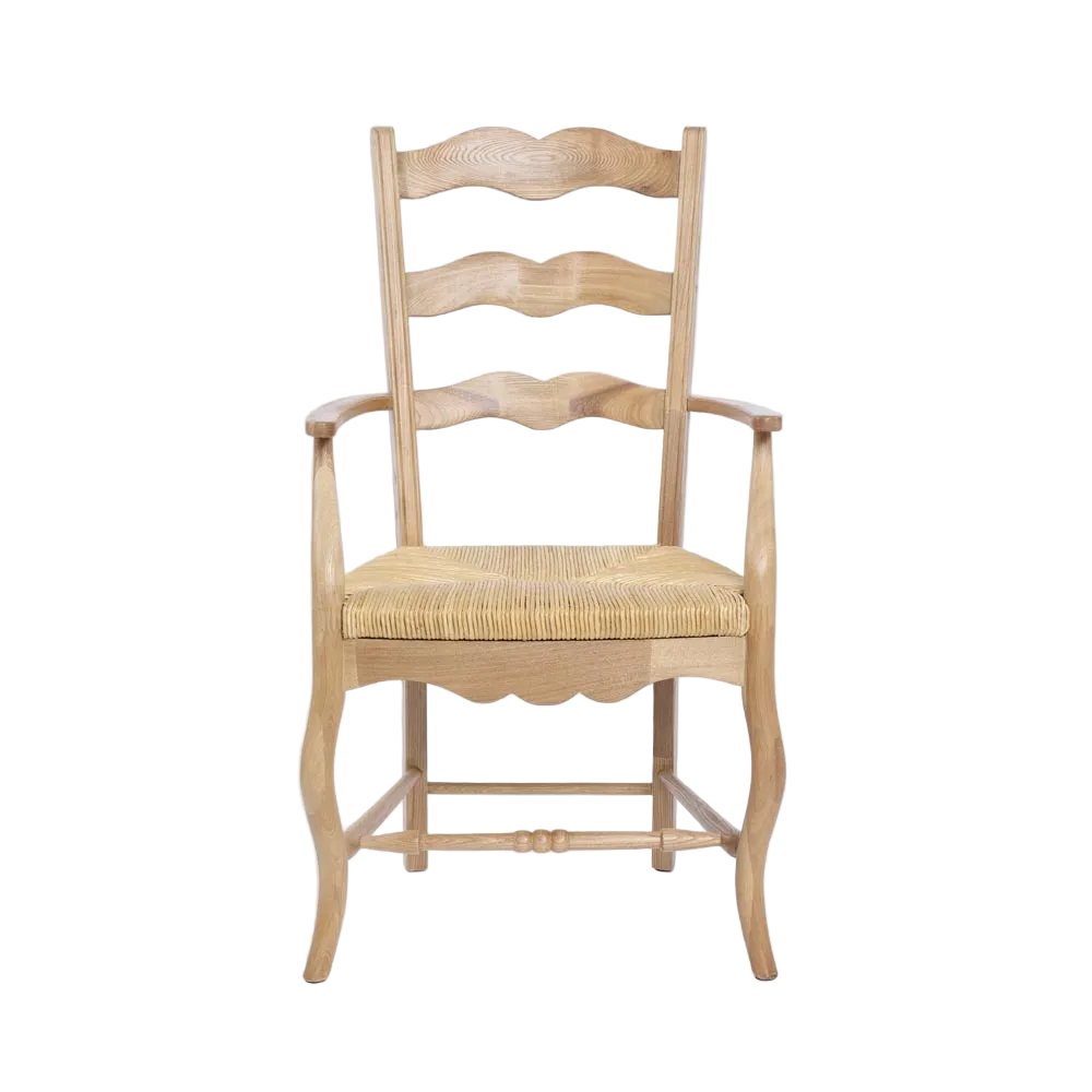 Lyon French Ladderback Carver – OneWorld Collection