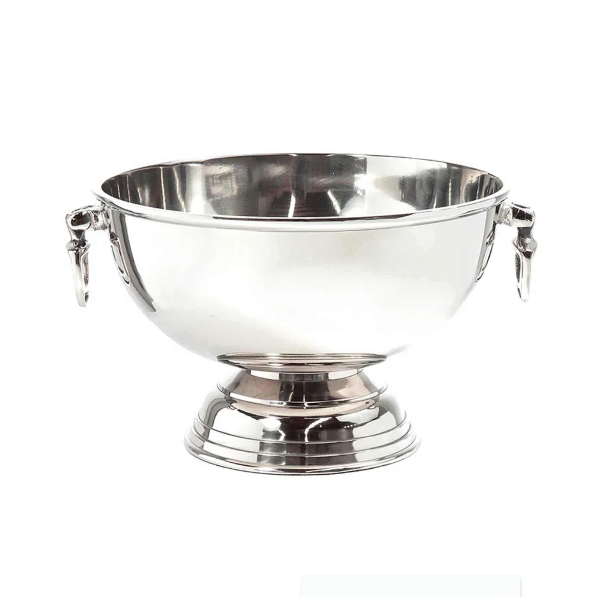Round Footed Ice Bucket Nickel – OneWorld Collection