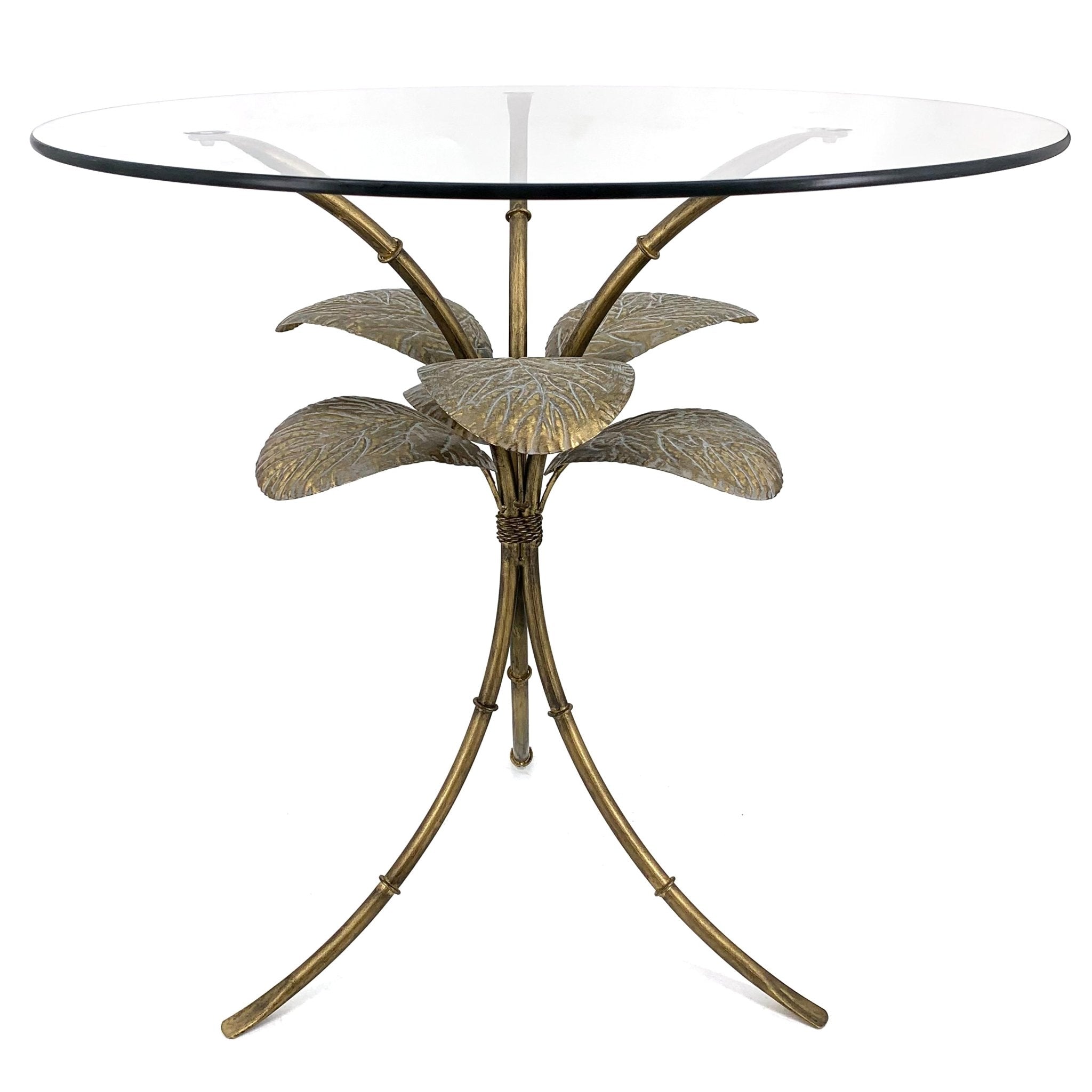 Amari Gold Leaf Side Table – OneWorld Collection
