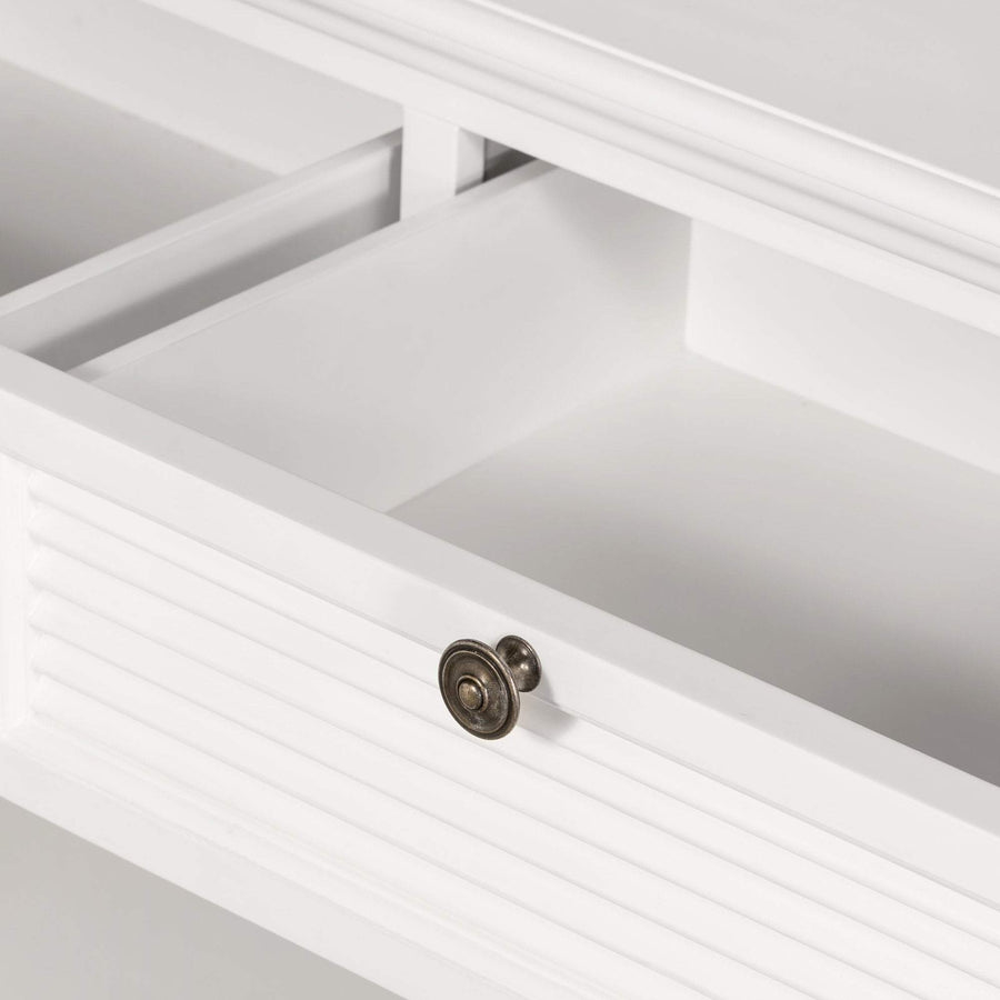 West Beach 3 Drawer Hamptons 190cm Console White – OneWorld Collection