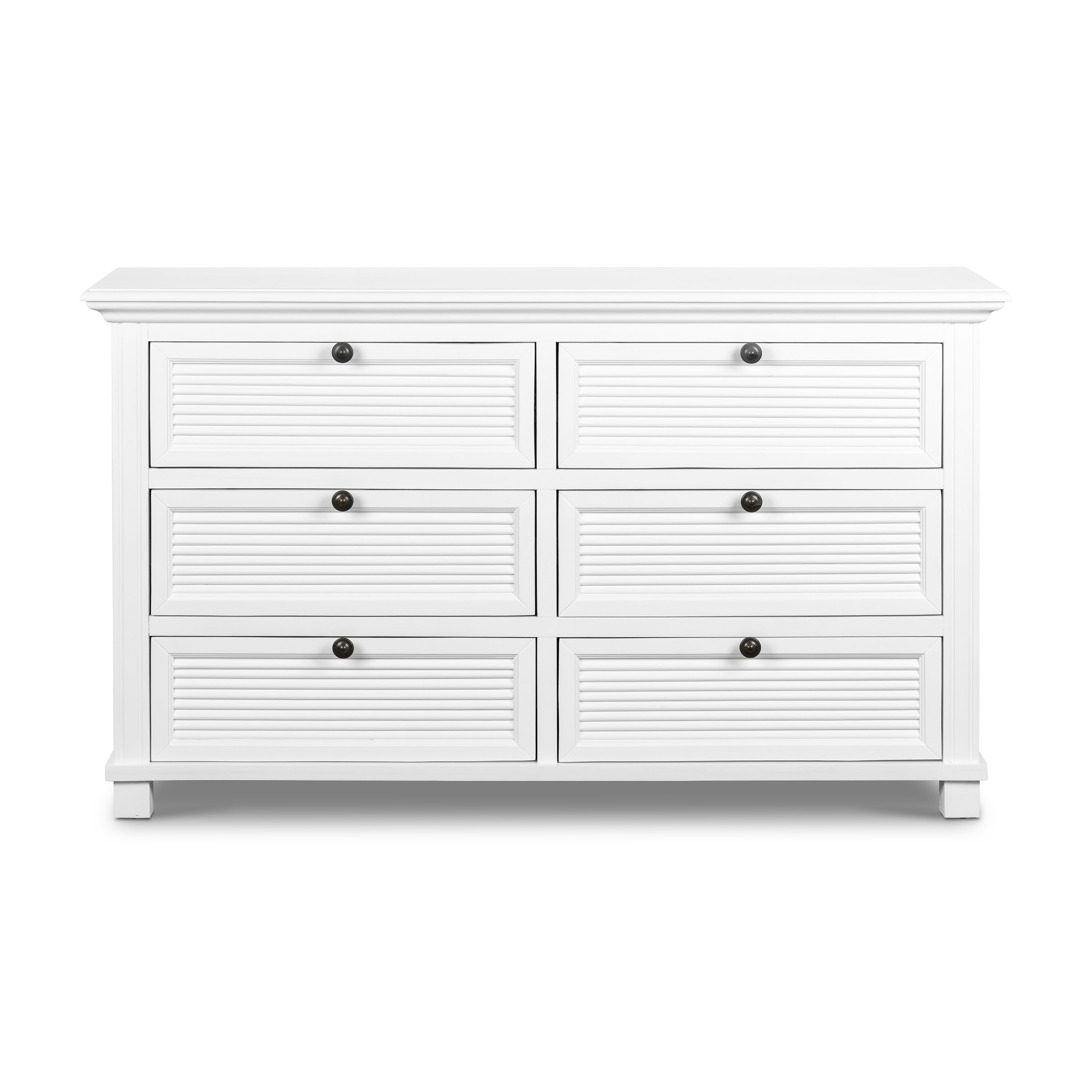 West Beach Chest of 6 Drawers White – OneWorld Collection